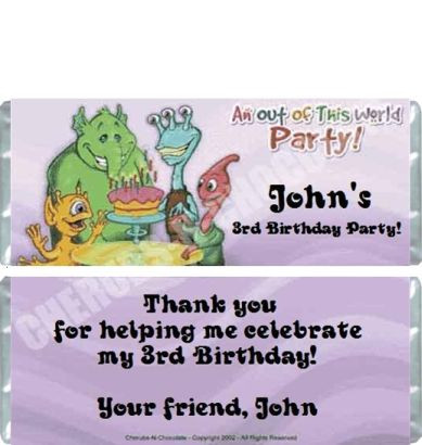 Alien Candy Wrappers | The Candy Bar Wrapper