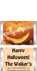 Halloween Ghost Candy Wrappers at The Candy Bar Wrapper