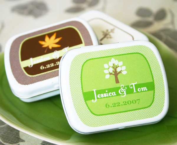 Fall In Love Personalized Mint Tins | The Candy Bar Wrapper
