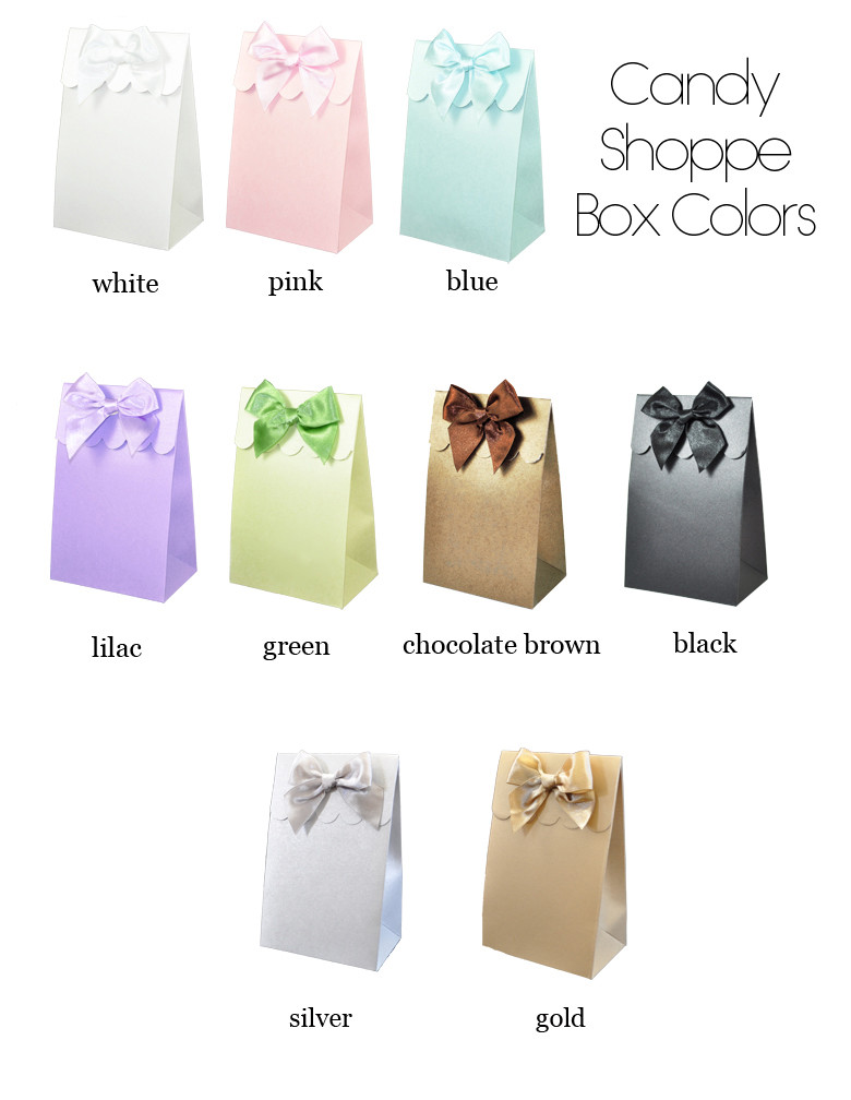 Sweet Shoppe Candy Boxes- Birthday (Set of 12) | The Candy Bar Wrapper
