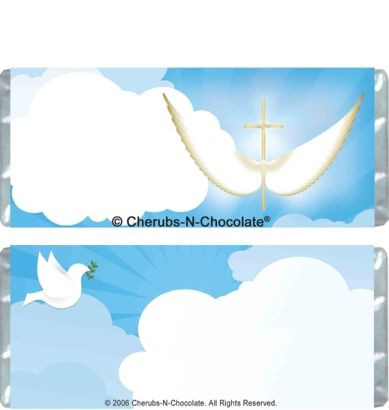 Communion Chocolate Bars as Communion Party Favors