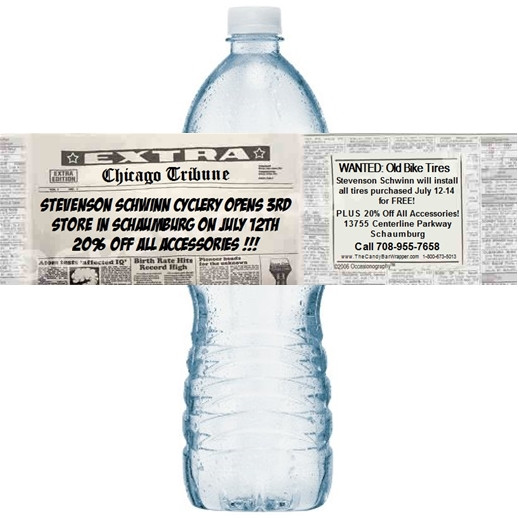Liberty Water Bottle Labels | The Candy Bar Wrapper