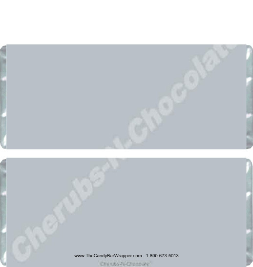 Mini Silver Wedding Candy Bar Wrappers | The Candy Bar Wrapper