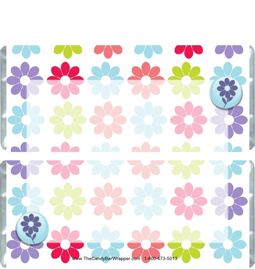 Yellow Flower Candy Bar Wrappers | The Candy Bar Wrapper