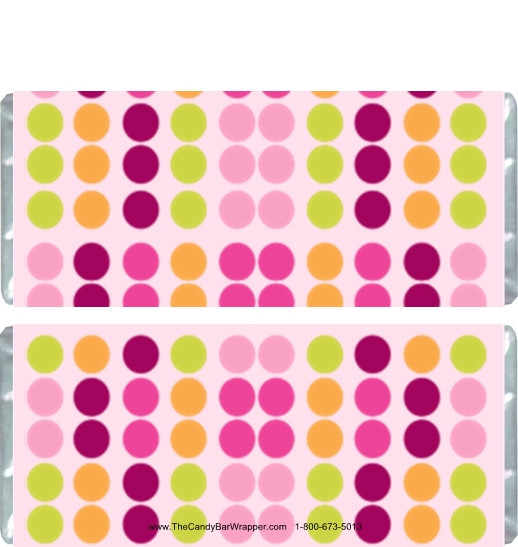 Black And White Polka Dots Candy Bars