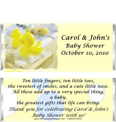 Yellow Candy Bar Wrappers as Party Favors | The Candy Bar Wrapper