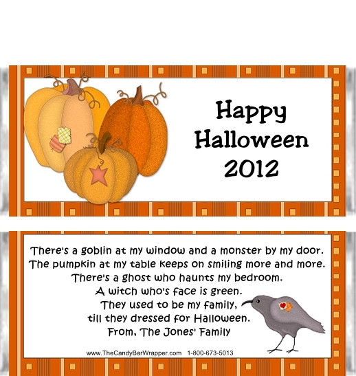 Halloween Candy Wrappers and Halloween Party Favors at The Candy Bar ...