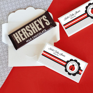 Baby Shoes Boy Candy Bar Wrappers | The Candy Bar Wrapper