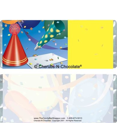Colorful Cake Adult Birthday Candy Wrapper | The Candy Bar Wrapper