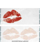Lips on a Napkin Bachlorette Party Candy Wrappers | The Candy Bar Wrapper