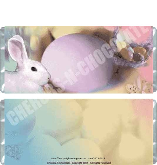 Easter Bunny Candy Wrappers | The Candy Bar Wrapper