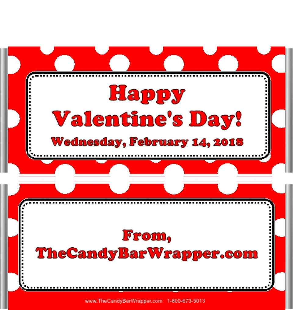 Valentine's Day Candy Wrappers at The Candy Bar Wrapper