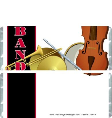 Band Candy Wrappers | The Candy Bar Wrapper