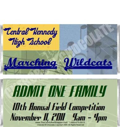 Music Candy Bar Wrappers | The Candy Bar Wrapper