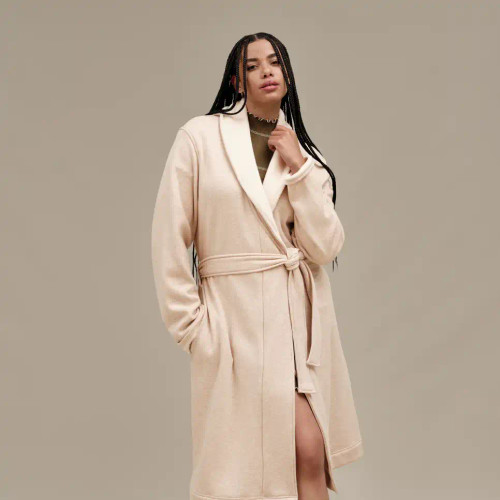 Duffield Robe-Oatmeal - Chesapeake Bay Outfitters