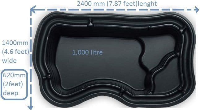 Preformed ponds for your garden, all sizes and shapes of pre-formed ...