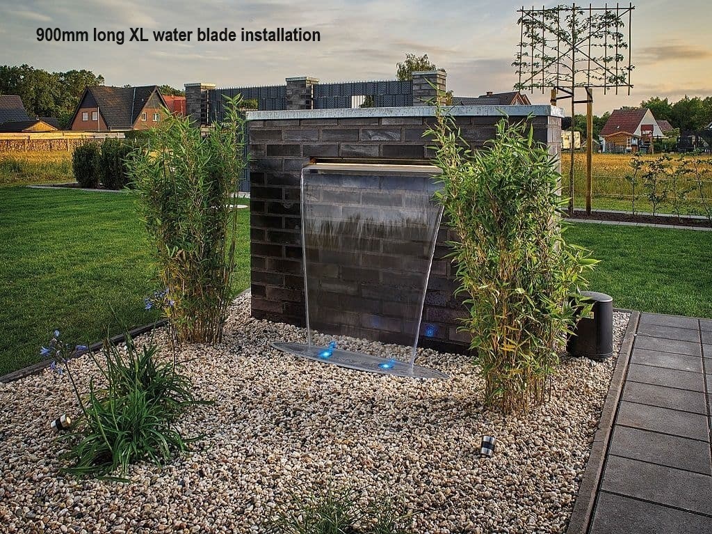 Waterwall Blade Installation and Design - Rockworld