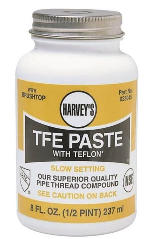 Orgill - Oatey Pipe Thread Compound, 8 Oz, Brushtop Plastic Jar, White ...