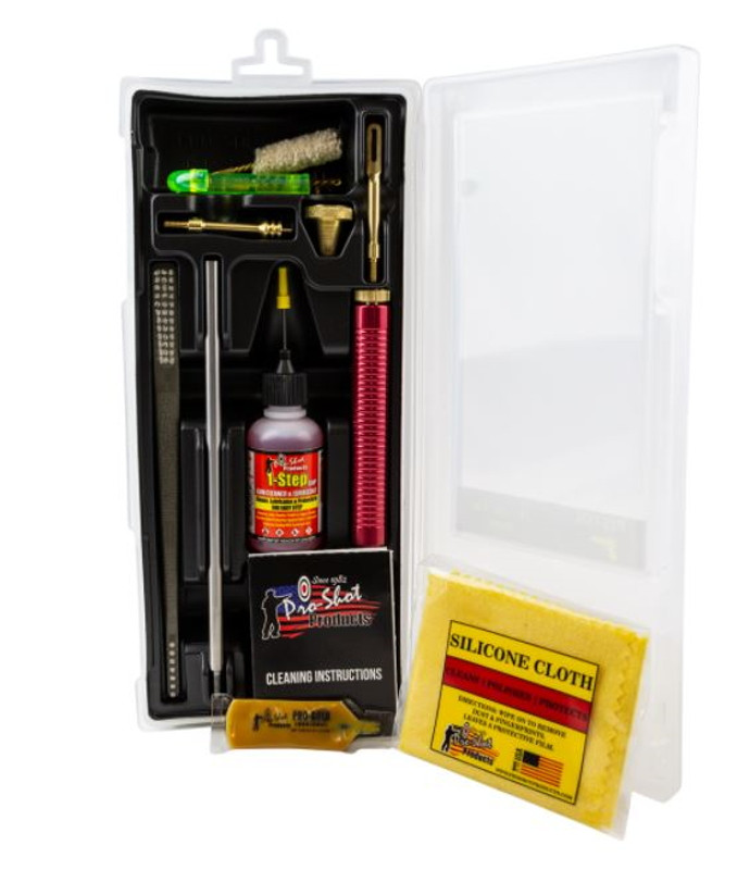 Pro-Shot Classic Box Cleaning Kit - .38 Cal - .357 Cal - 9MM Pistol