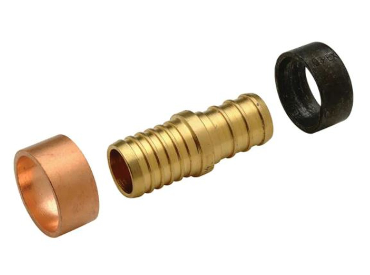 Apollo 1 2 Brass Pex Barb Polybutylene Coupling