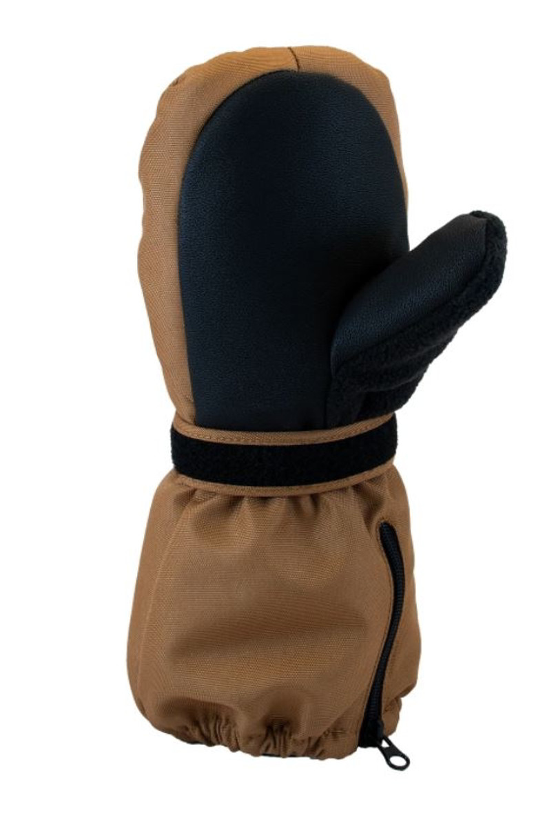 Carhartt Toddler Waterproof Brown Black Duck Mittens