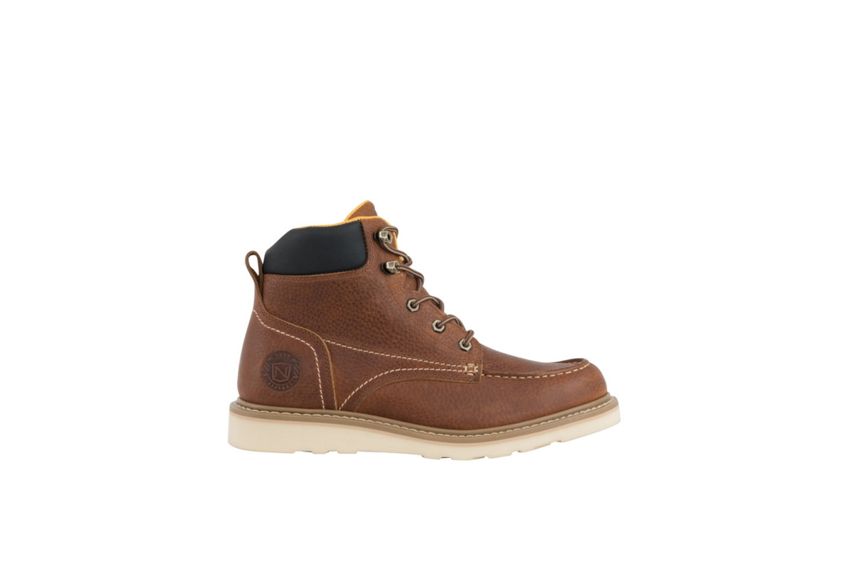 Noble Outfitters Mens 6" Wedge Lace Up Work Boot