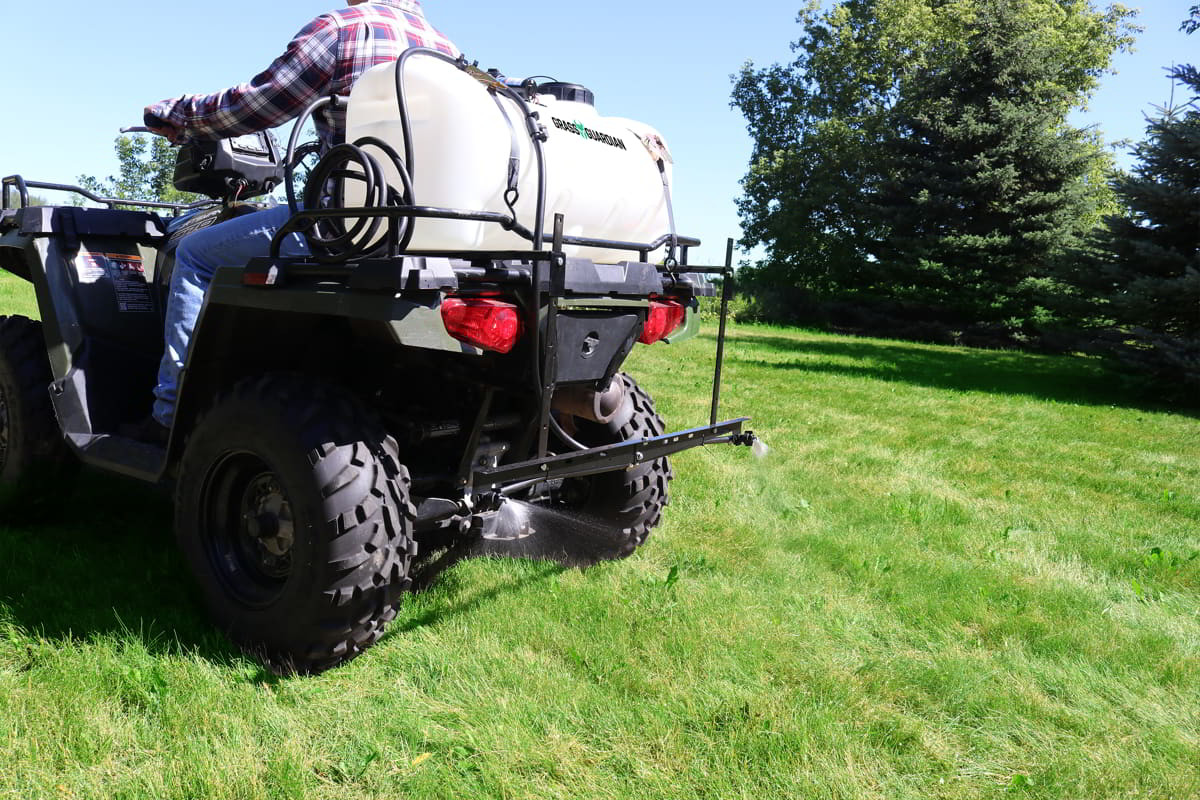 Grass Guardian 25 Gallon ATV Broadcast Sprayer - 1,1GPM, 7' Swath