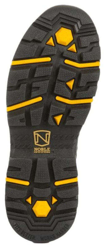 Noble Outfitters Men's Charcoal/Goldenrod Advance 6" Waterproof Safety ...