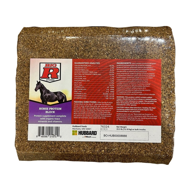 Big R Horse Protein Block