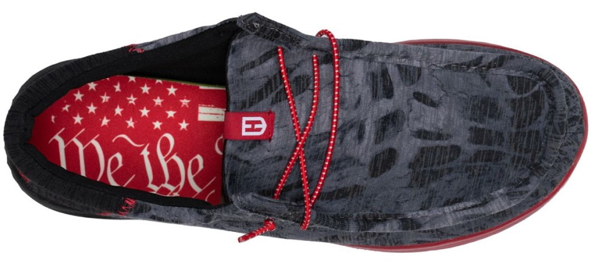 Howitzer Mens Pitch Black Neo Tetris Roam Slate Slip On Shoes