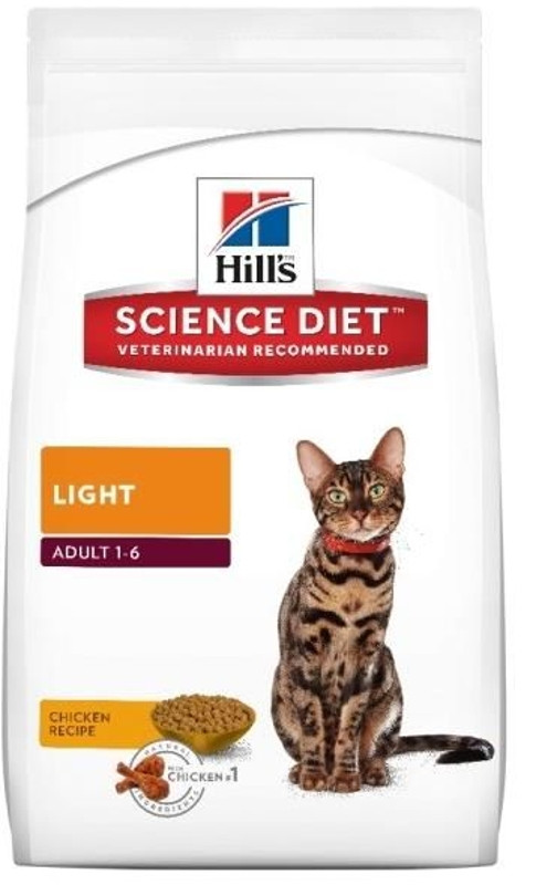 Hill's Science Diet- Feline Adult Light Maintence Chicken Recipe - 7LBS
