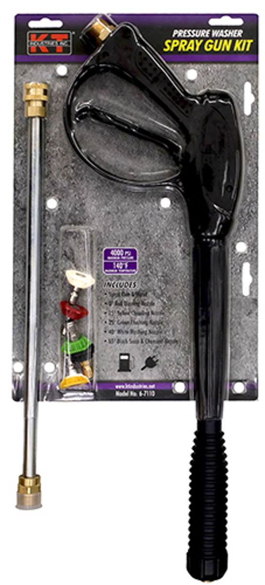 KT Industries Master Spray Gun Kit with Wand and Tips