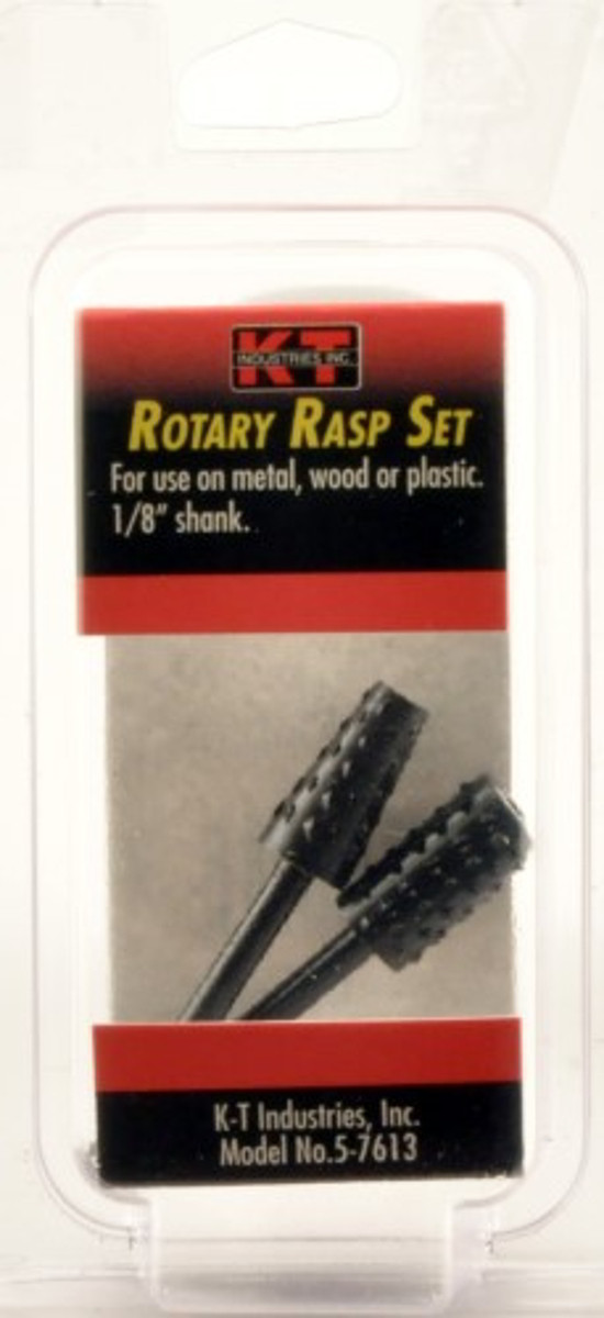 KT Industries 2 Piece Rotary Rasp Set