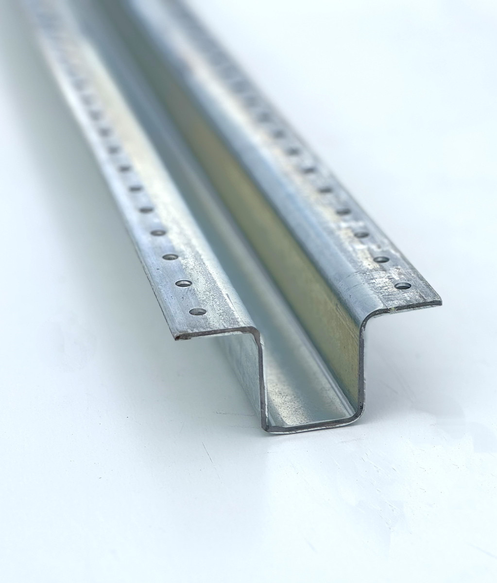 UniPost 8 ft. Galvanized Steel Fence Post - 1-3/4in. X 3-5/8 in