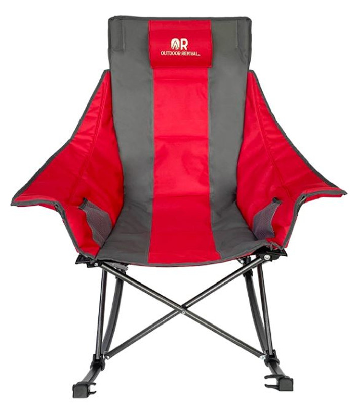 Outdoor Revival Camp Rocking Chair - Red
