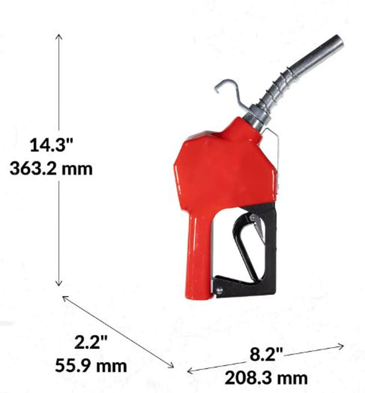 Fill-Rite ¾" Automatic Gasoline Spout Nozzle (Red)