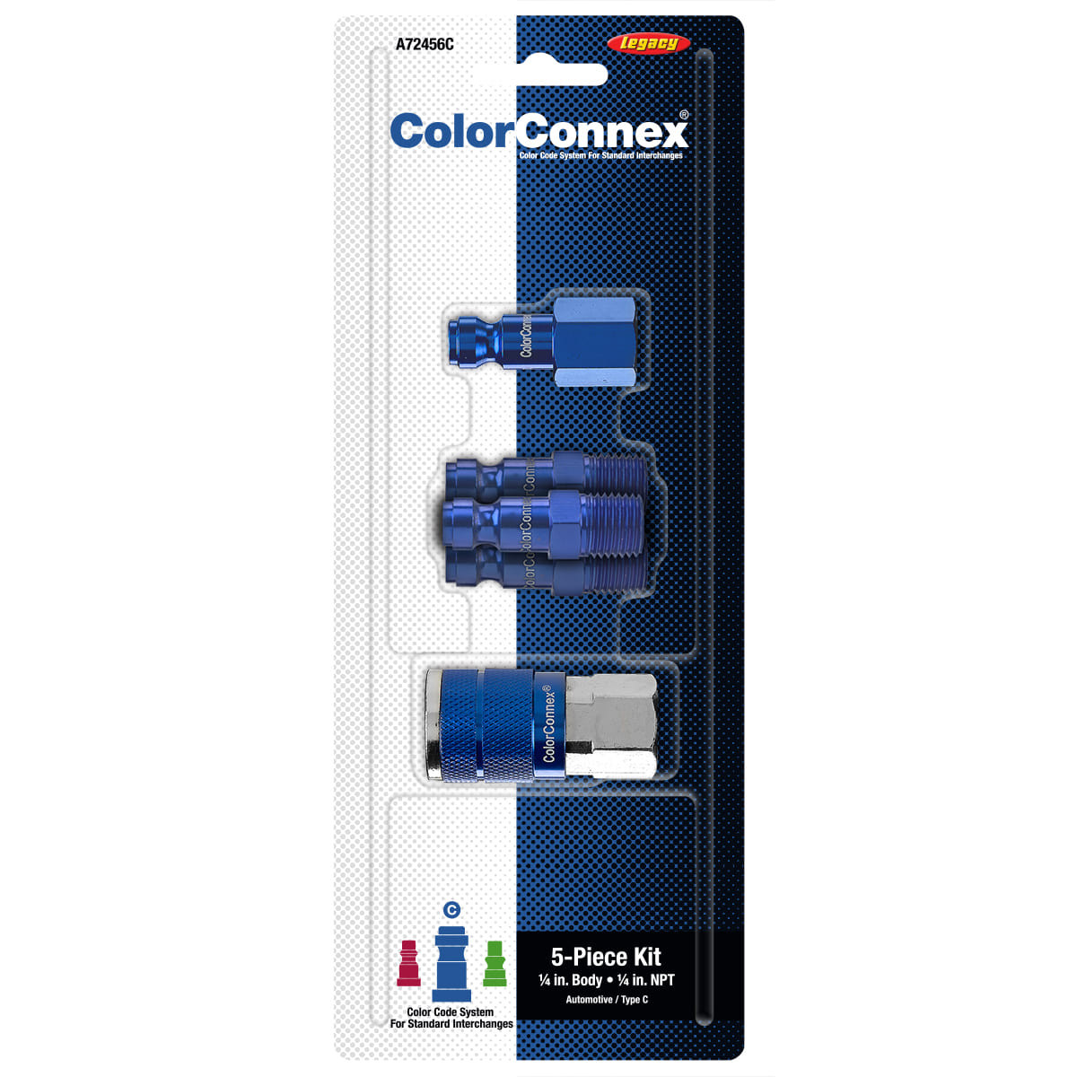 Legacy Mfg ColorConnex - Type C Coupler & Plug Kit