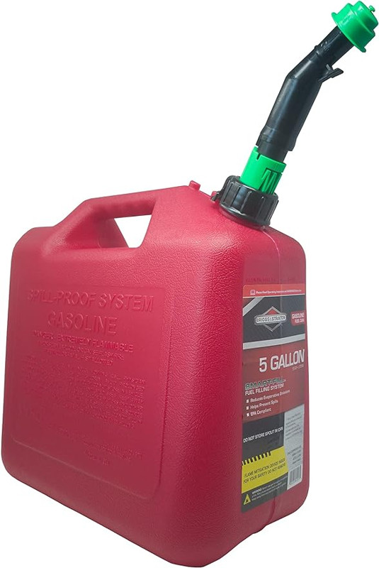 TPG Products Briggs & Stratton Smart-Fill with FMD 5 Gallon Gas Can