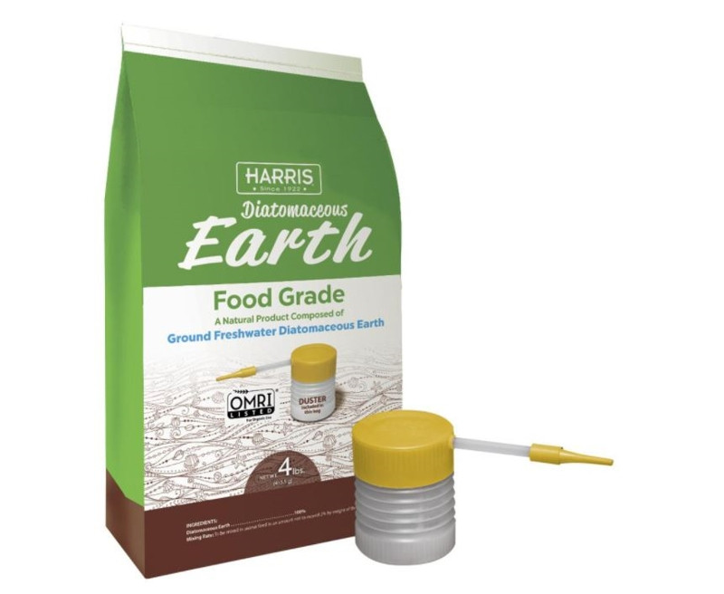 Harris Food Grade Diatomaceous Earth - 4 lb. with Powder Duster