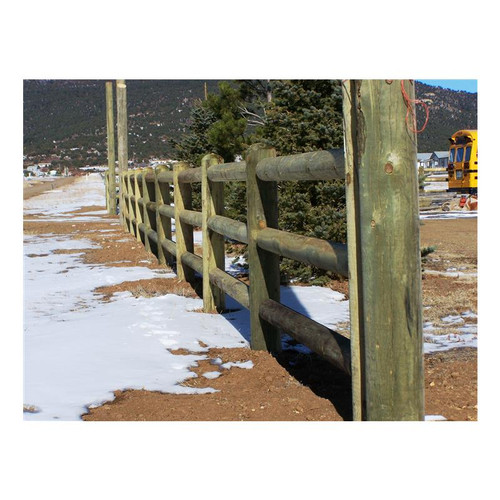 Western Wood 3RL Line Post 5" X 6 1/2' Nominal