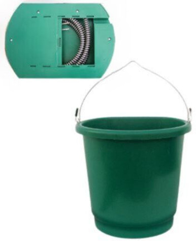 Farm Innovators Heated Flat-Back Bucket - 3 Gallon