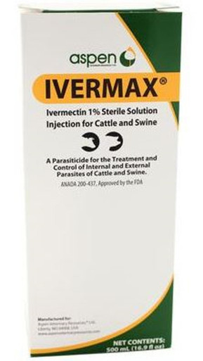 Aspen Veterinary Resources Ivermax Injection 1% 500ML