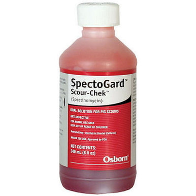 SpectoGard Sour-Chek (Spectinomycin) Oral Solution - 240ml