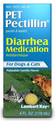 PET Pectillin Diarrhea Medication for Dogs & Cats - 4 oz.