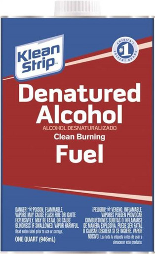 Klean-Strip 1 Quart Denatured Alcohol