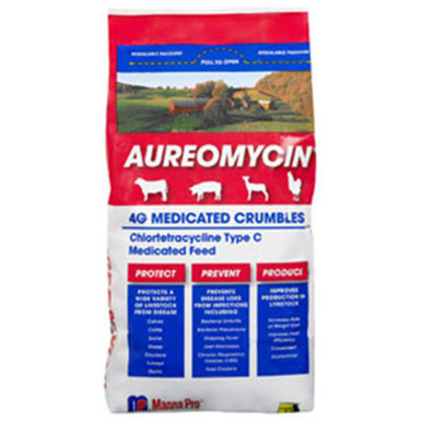 MannaPro Aureomycin Medicate Crumble 5lbs