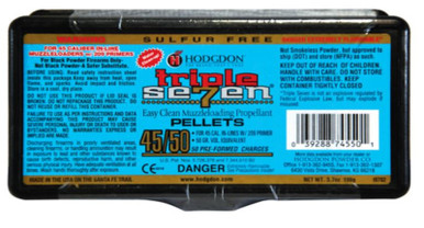 Hodgdon Triple Seven Pellets Designed for 209 In-Lines .45 Caliber 50 Grain
