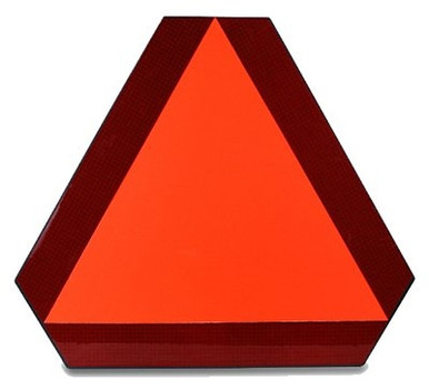 SMV Industries Slow Moving Vehicle Metal Sign