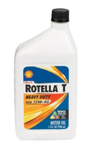 Warren Distribution - Shell Rotella T Heavy Duty 15w-40 Motor Oil 1 Quart