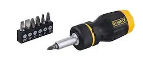 DeWalt Multi-Bit Ratcheting Stubby Screwdriver